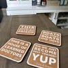 The Office Coaster Set - Etsy