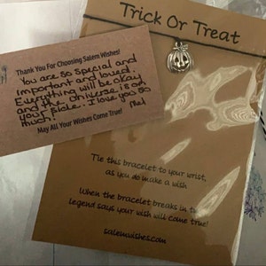 Trick or Treat Wish Bracelet Set, Multiple Charm Options, Halloween ...