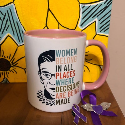 Ruth Bader Ginsburg Mug, RBG Mug, Gift for Her, Gift for Mom, Gift for ...
