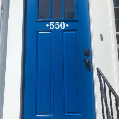 Custom House Number Door Decal, Address Sticker for Door, Mailbox ...