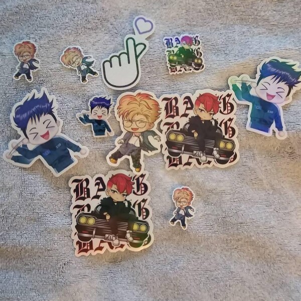 Hobi MONA Llsa Sticker, Jhope Sparkling Vinyl Stickers, Sweet Dreams ...