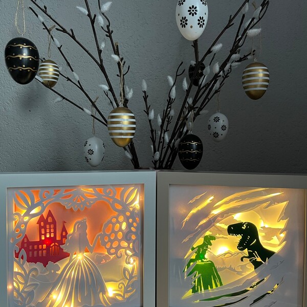 Shadow Box Svg - Etsy