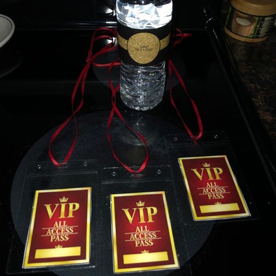 Hollywood VIP Name Tags, for Red Carpet Birthday Party Event high ...