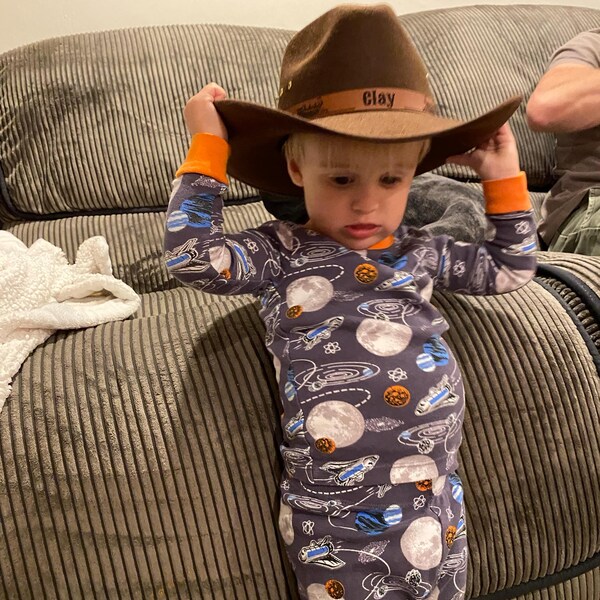 Custom Toddler Cowboy Hat Personalized Toddler Cowboy Hat Custom ...