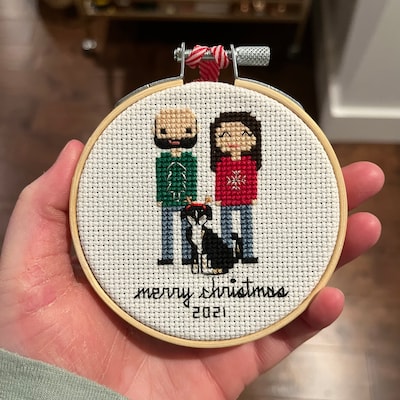 WHITE 6 Pack Cross Stitch Tags, DIY Cross Stitch Tags, Cardstock Tags ...