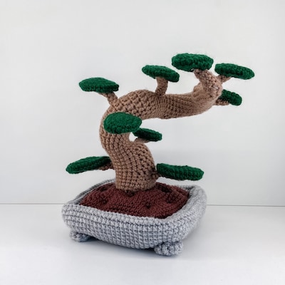 Bonsai Tree Crochet Pattern, Bonsai Tree Amigurumi, Bonsai Amigurumi ...
