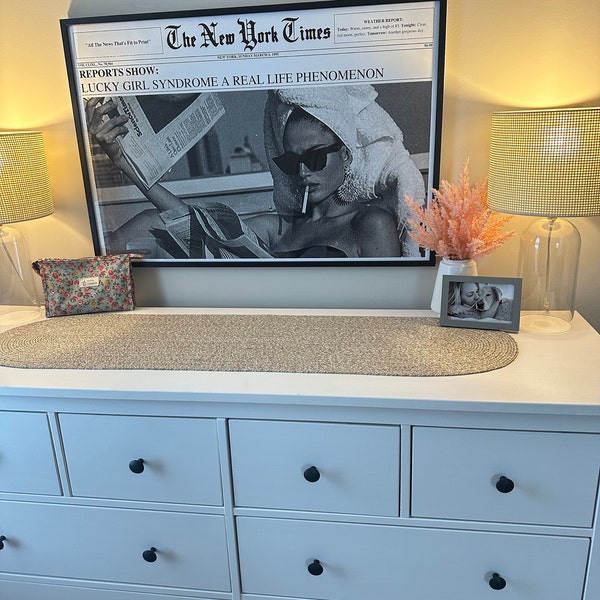 Lucky Girl Syndrome Poster, Positive Pink Manifestation Poster ...