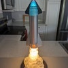 Retro Futuristic Rocket Space Ship / Spaceship LED Lamp Free Shipping ...