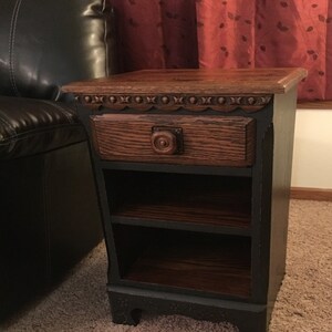 Squirrel End Table / Woodland Furniture /painted Furniture - Etsy