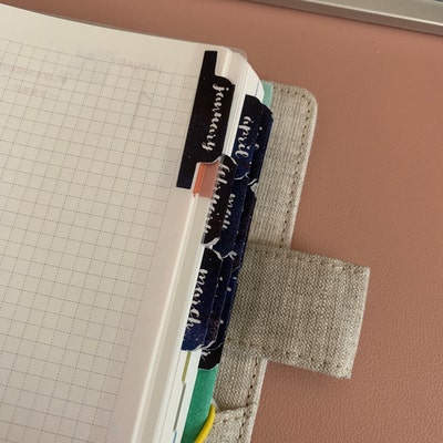 Watercolor Divider Tab Stickers, Planner Stickers, Bullet Journal ...