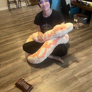 Ball Python Amigurumi Crochet Pattern, Betty the Realistic Plush Snake ...