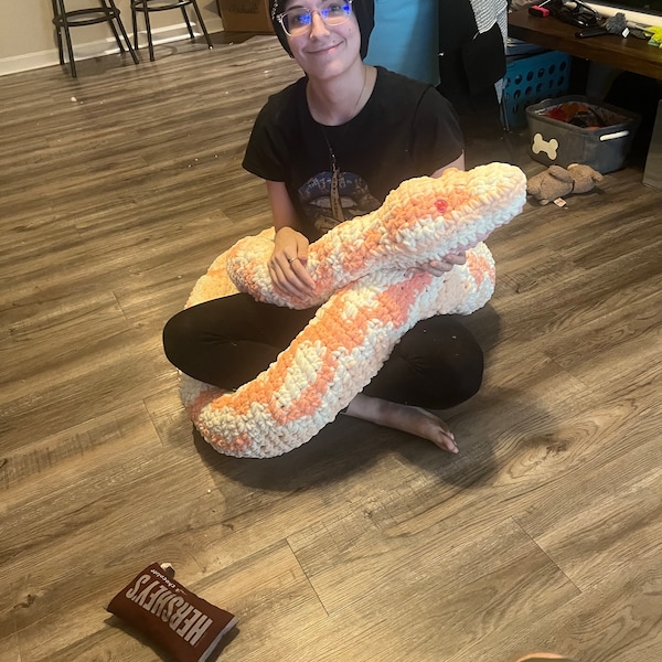 Ball Python Amigurumi Crochet Pattern, Betty the Realistic Plush Snake ...