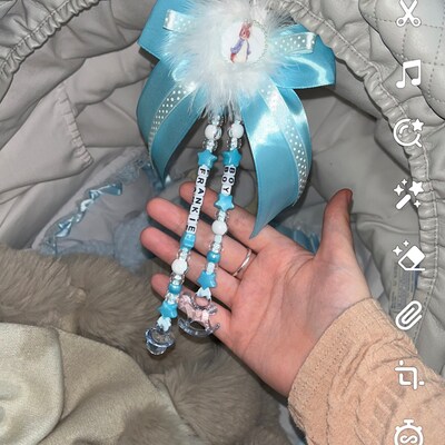 Small Blue Peter Rabbit Dolls Pram Charm, Bag Charm, Baby Changing Bag ...