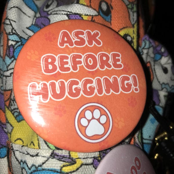 I'm Half Blind Badge Nonverbal Communication Aid for Visual Impairment ...