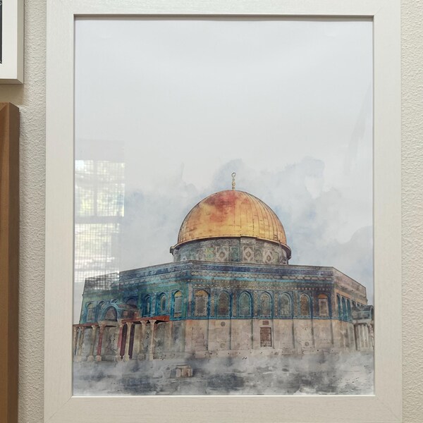 Palestine Wall Art Set, Palestine Map, Islamic Poster Print, Al Aqsa ...