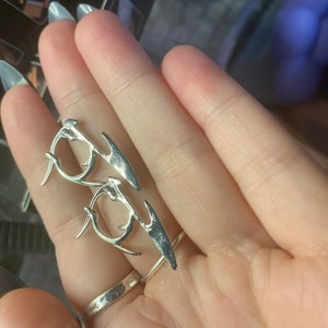 Silver Y2k Star Rings Y2k Egirl Silver Star Rings, Cross Design ...