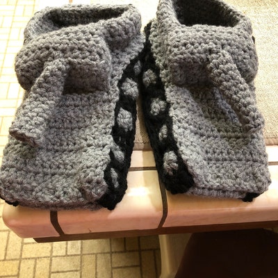 Crochet Tank Slippers Tank Slippers Boyfriend Gifts Panzer Hausschuhe ...