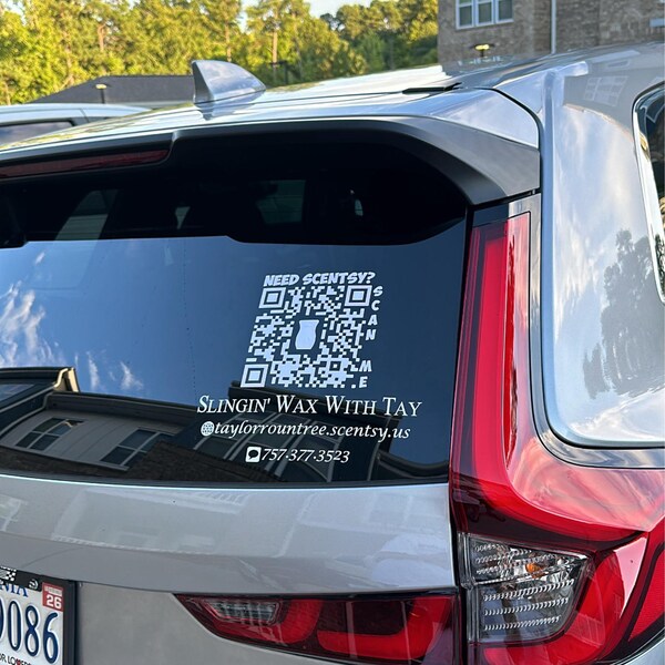 Design Your Own QR Code, Design Your Own Window Sticker, Custom Decal ...