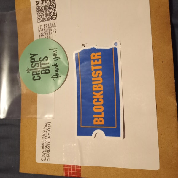 Blockbuster Sticker | Blockbuster Video Sticker | Retro Sticker ...