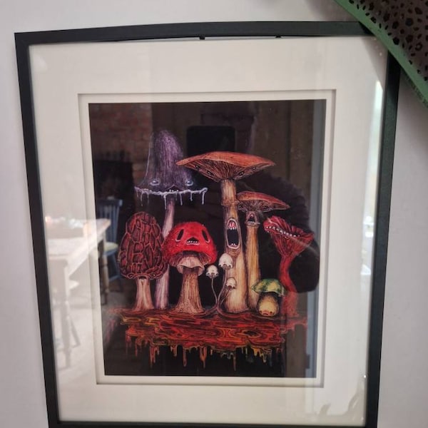 The Miserable Mushrooms, Spooky Mushrooms, Creepy Cottagecore, Macabre ...