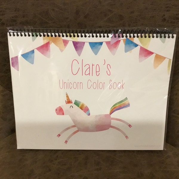 Custom Children's Color Book - Full Size Large Coloring Book for Kids ...