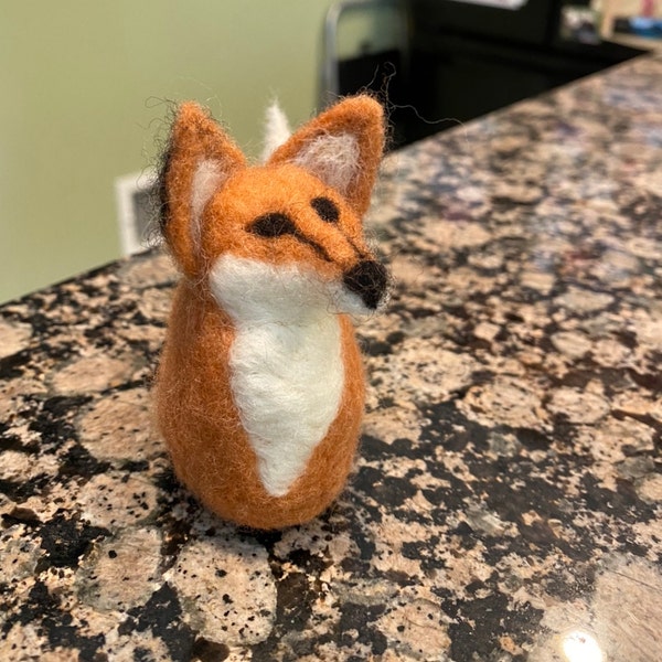 Needle Felted Fox Pattern - PDF - Digital Download - Tutorial - Needle ...