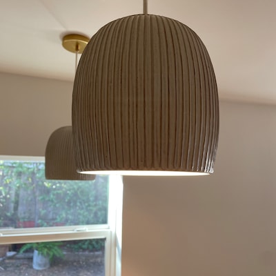 Handmade Creamy Matte Pendant Light Pottery Pendant Light - Etsy