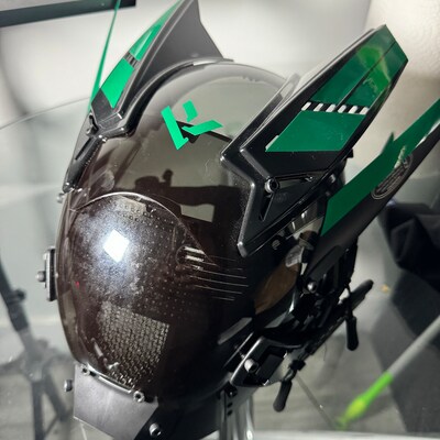 Bluetooth Cyberpunk Mask Futuristic Mask cyberpunk Helmet-tech Mask ...