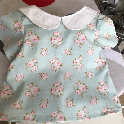 Peter Pan Collar Top PDF Sewing Pattern - Etsy