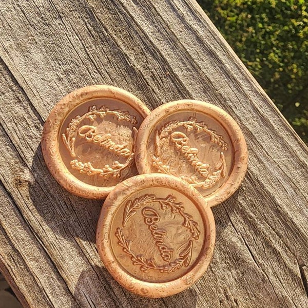 Custom Wax Seal Logo Stickers,40 Logo Series Designs,handmade Self ...