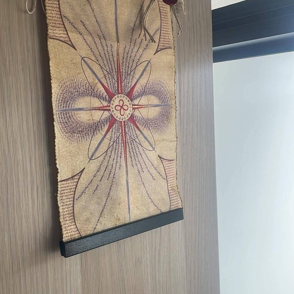 Runic Pen - Engraved Mahogany and Brass - Gel Ink - Ideal Gift for D&D ...