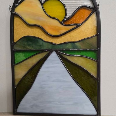 Stained Glass Pattern Art Deco Beginner Pattern Downloadable Pattern ...