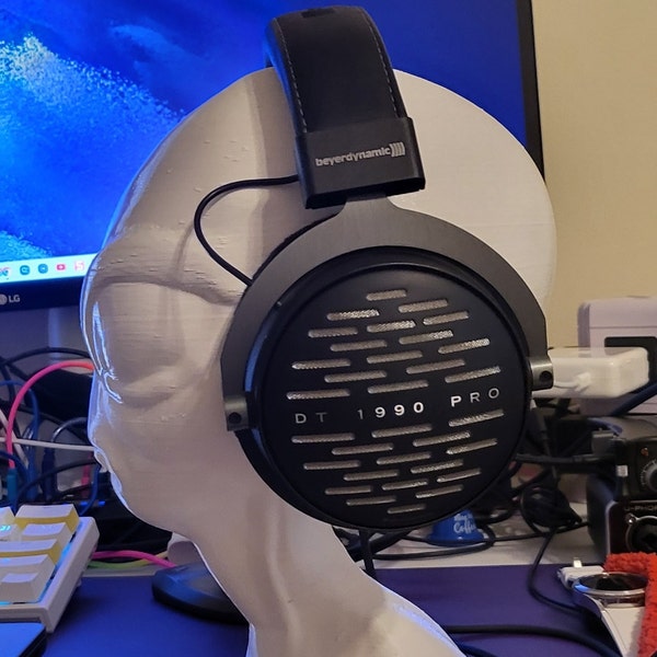 Alien Head Headphone Stand! Headset Holder Rack, Grey Area 51 ...