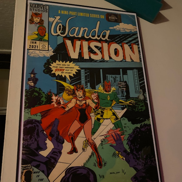 Wandavision | Comic Book Print - Etsy