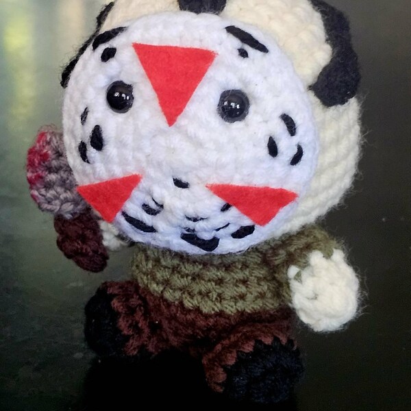 Mini Jason Voorhees Amigurumi Crochet Pattern Pdf| PDF Pattern | ENG ...