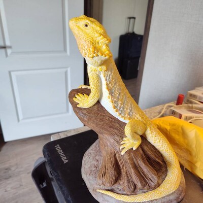 Bearded Dragon Sculpture - Etsy