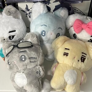 Plush Fluffy Photocard Holder Keychains - Etsy