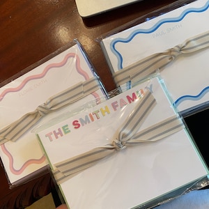 Shadow Text Notepad Personalized Notepads | Etsy