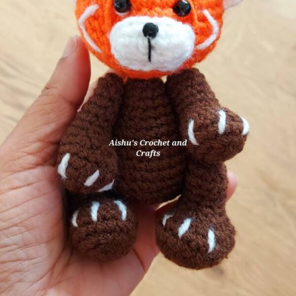 Crochet Pattern Red Panda Amigurumi Pattern Kawaii Red Panda by Nansyoops Pdf Tutorial - Etsy