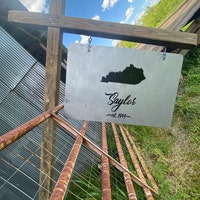 Kentucky State Outline Stencil KY State Stencil DIY Art Stencil ...