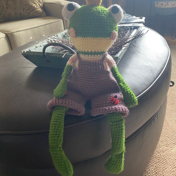 PATTERN ONLY: Frog Crochet Toy | Amigurumi Frog | Froggy Crochet ...