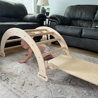 Set of Three Items Climbing Ramp Arch Foldable Triangle Playroom ...