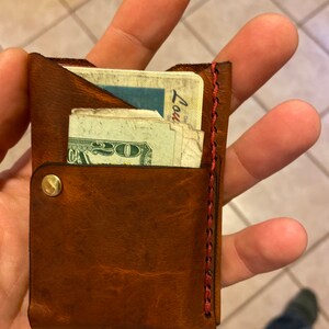 Big Spender Minimalist Leather Wallet, Simple Front Pocket Wallet, Slim ...