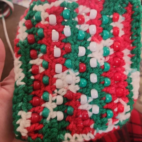 Beaded Fidget Square Crochet Pattern: Beginner Friendly, No Sew ...