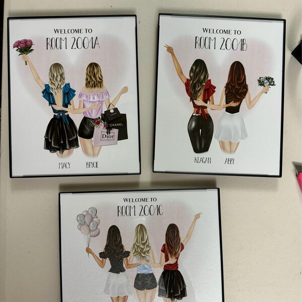 5 Best Friends Gift Five Best Friends Print 5 Friends Poster Five ...