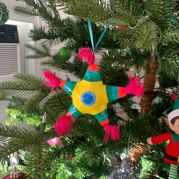 Piñata Christmas Ornaments | Mexican Christmas Decorations | Mexican ...