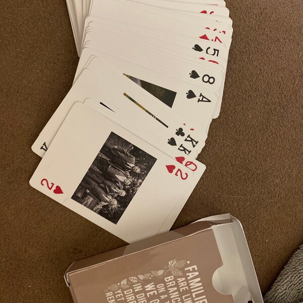 Custom Personalized Playing Cards With Printed Tuck Box read ...
