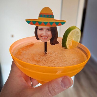 Custom Face Fans on a Stick, Face Cutouts for Bachelorette, Big Head ...