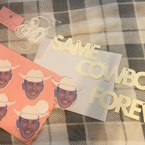 Same Cowboy Forever Bachelorette Decor | Mountain Cowboy Bachelorette ...
