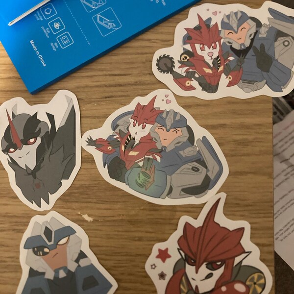 Transformers Prime, Knockout X Breakdown Stickers - Etsy